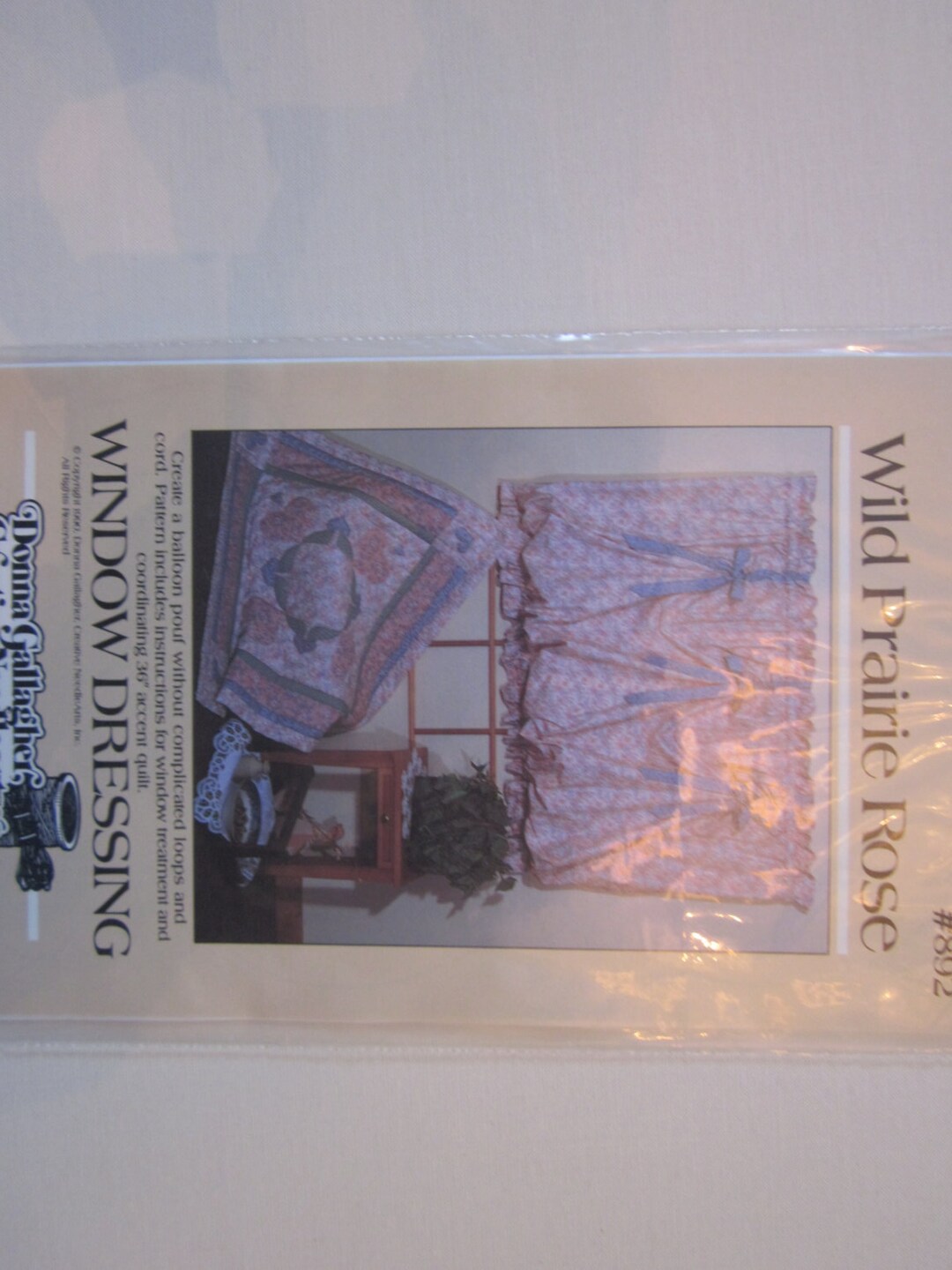 Wild Prairie Rose Pattern 892 Window Dressing 36 - Etsy