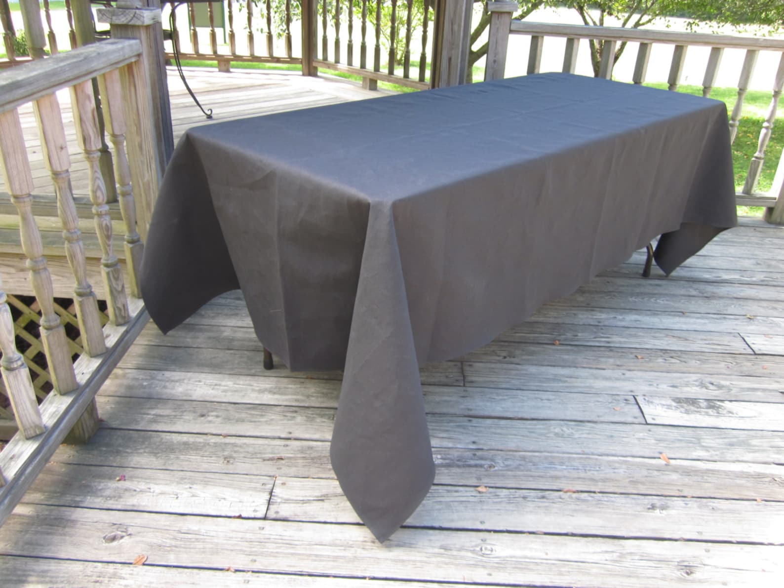 62x117 Black Fabric DJ Tablecloth Thick - Etsy