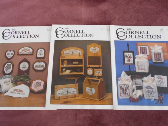 The Cornell Collection 3 Cross Stitch Pattern Booklets Small - Etsy
