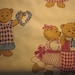 Springmaid Cozy Cafe,vintage Fabric, off White With Teddy Bears in Pink ...
