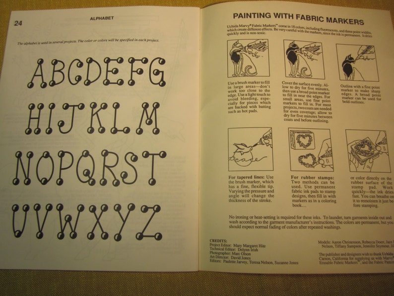 Making Magic With Fabric Markersby Rebecca Doerr & Shawn | Etsy