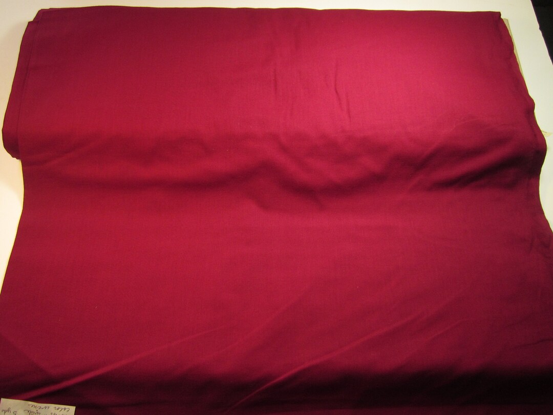 Deep Wine Red Fabric for Quilting or Sewing Springmaid - Etsy