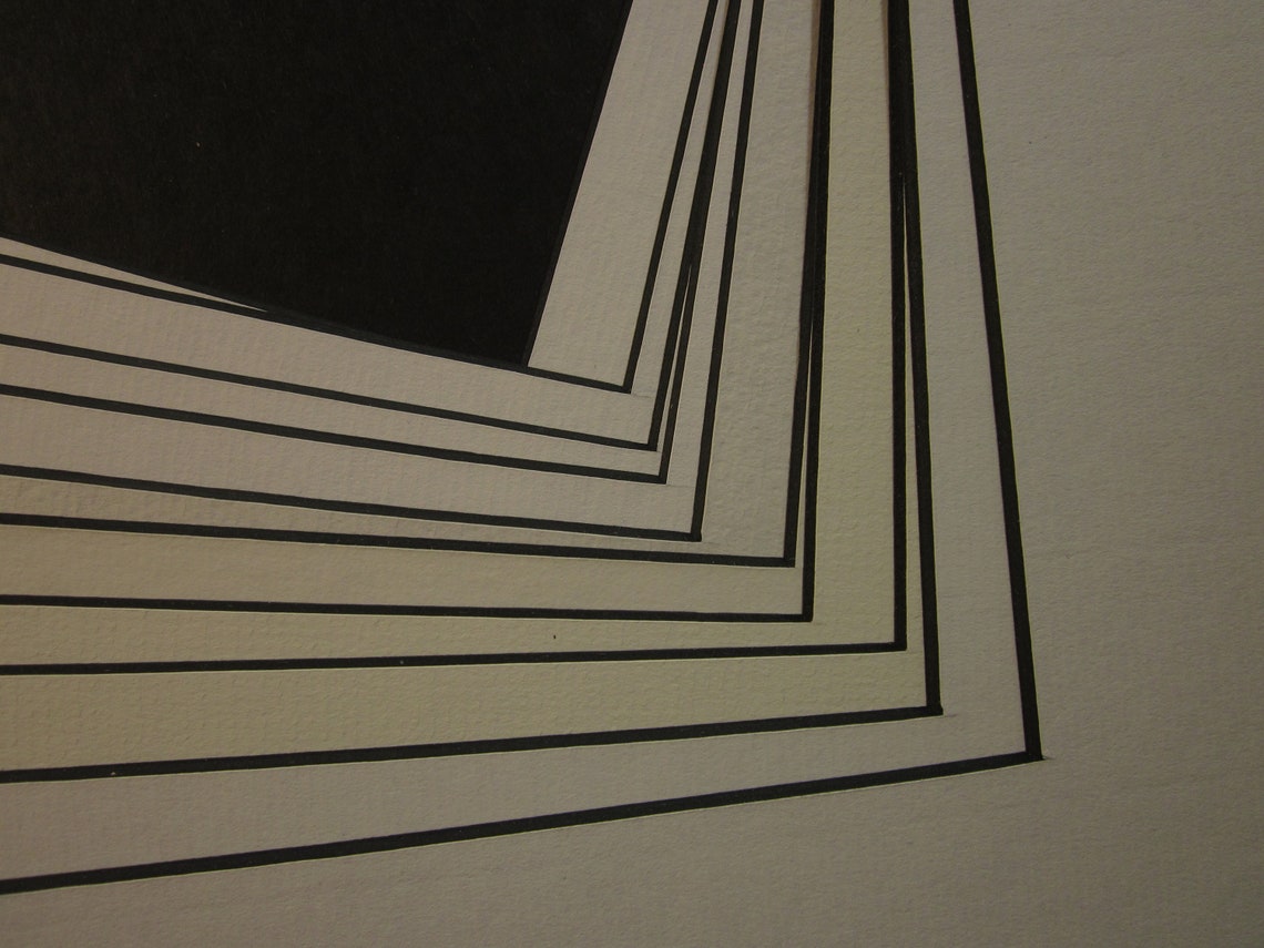 10 Various Shades of White 11 X 14 Black Core Mat - Etsy