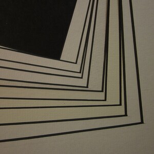 10 Various Shades of White 11 X 14 Black Core Mat Boards,professional ...