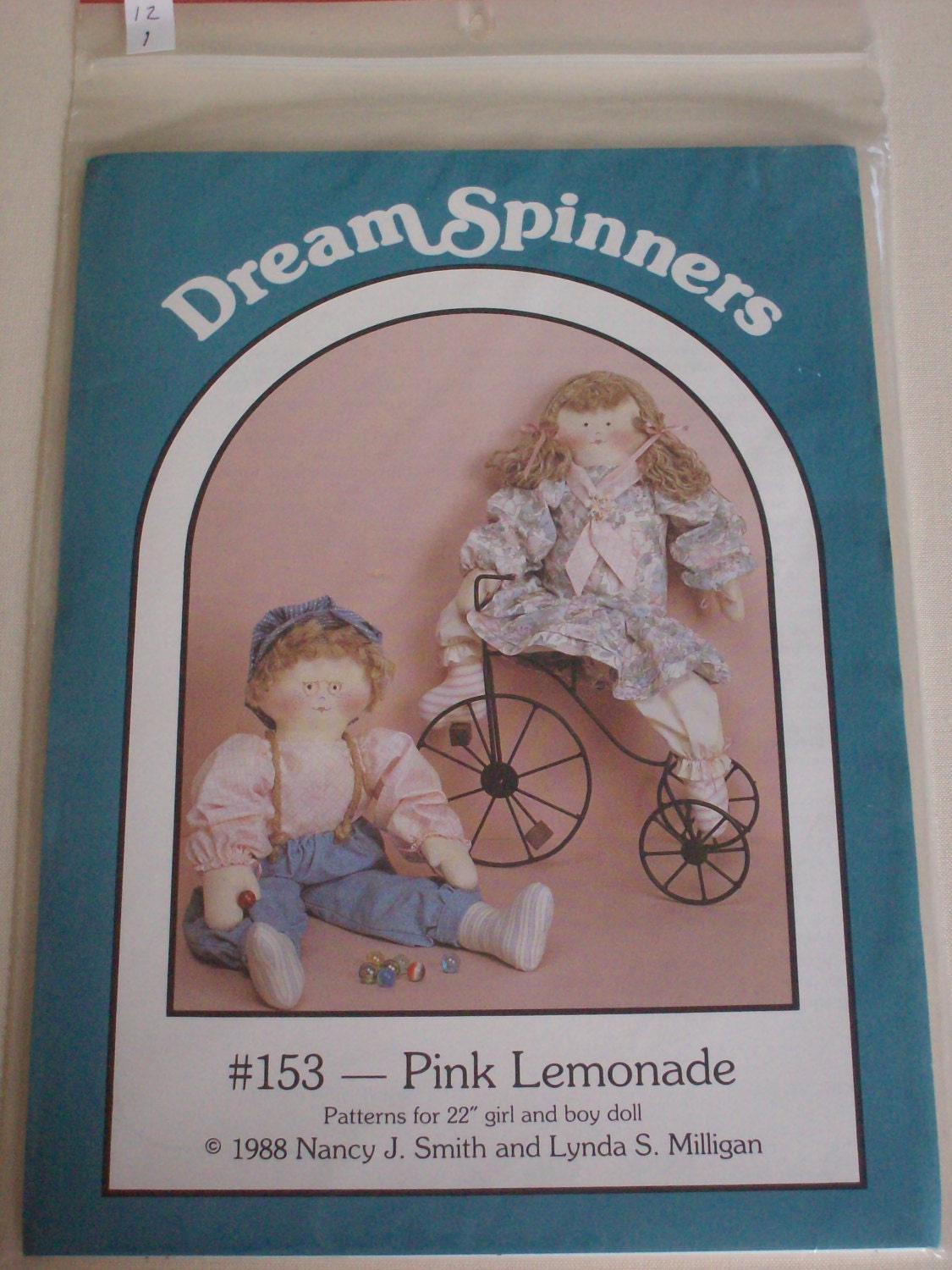 Dream Spinners #153-pink Lemonade Patterns for 22" Girl and Boy Doll ...