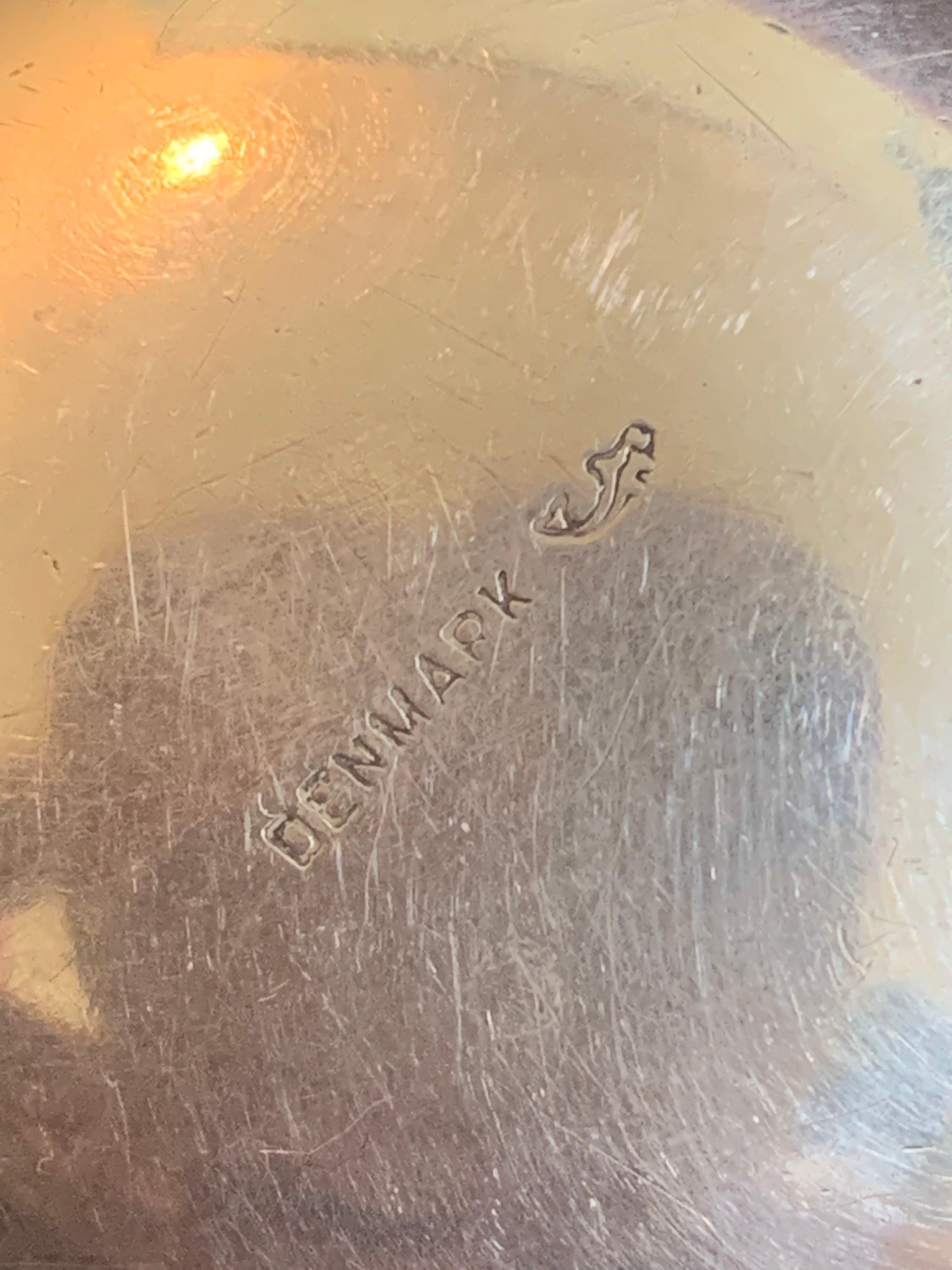 Hans Jensen Denmark Silver Plate Repousse Snuff/pill Box - Etsy