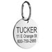 Personalized Pet ID Tag for Dog or Cat Collar Custom Engraved With up 8 ...