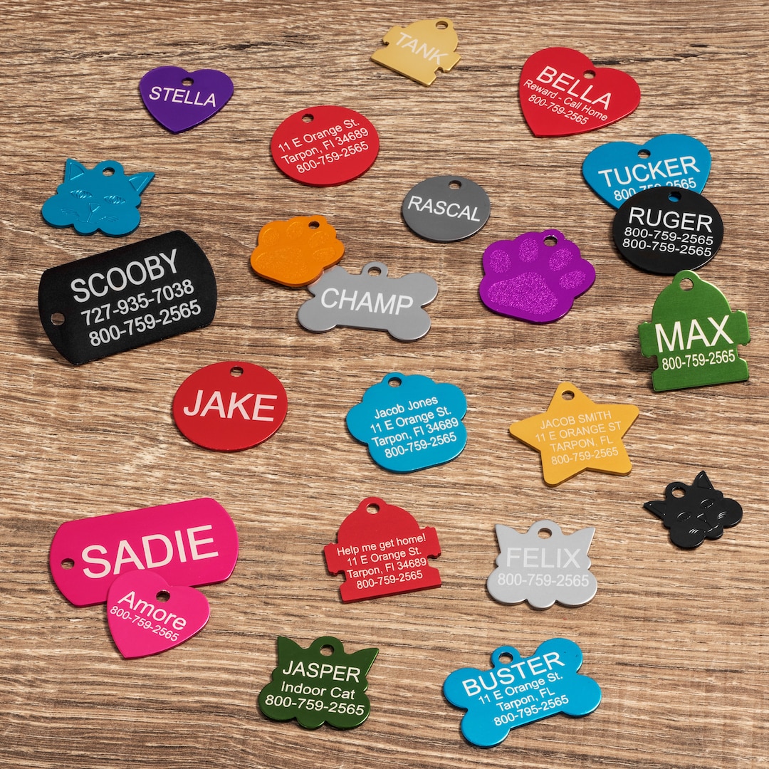 Custom Engraved Pet ID Tags for Dogs and Cats by Providence Engraving ...