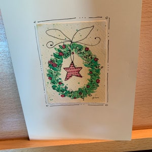 Hand Painted Watercolor Christmas Cards ( Set of 3) - Etsy