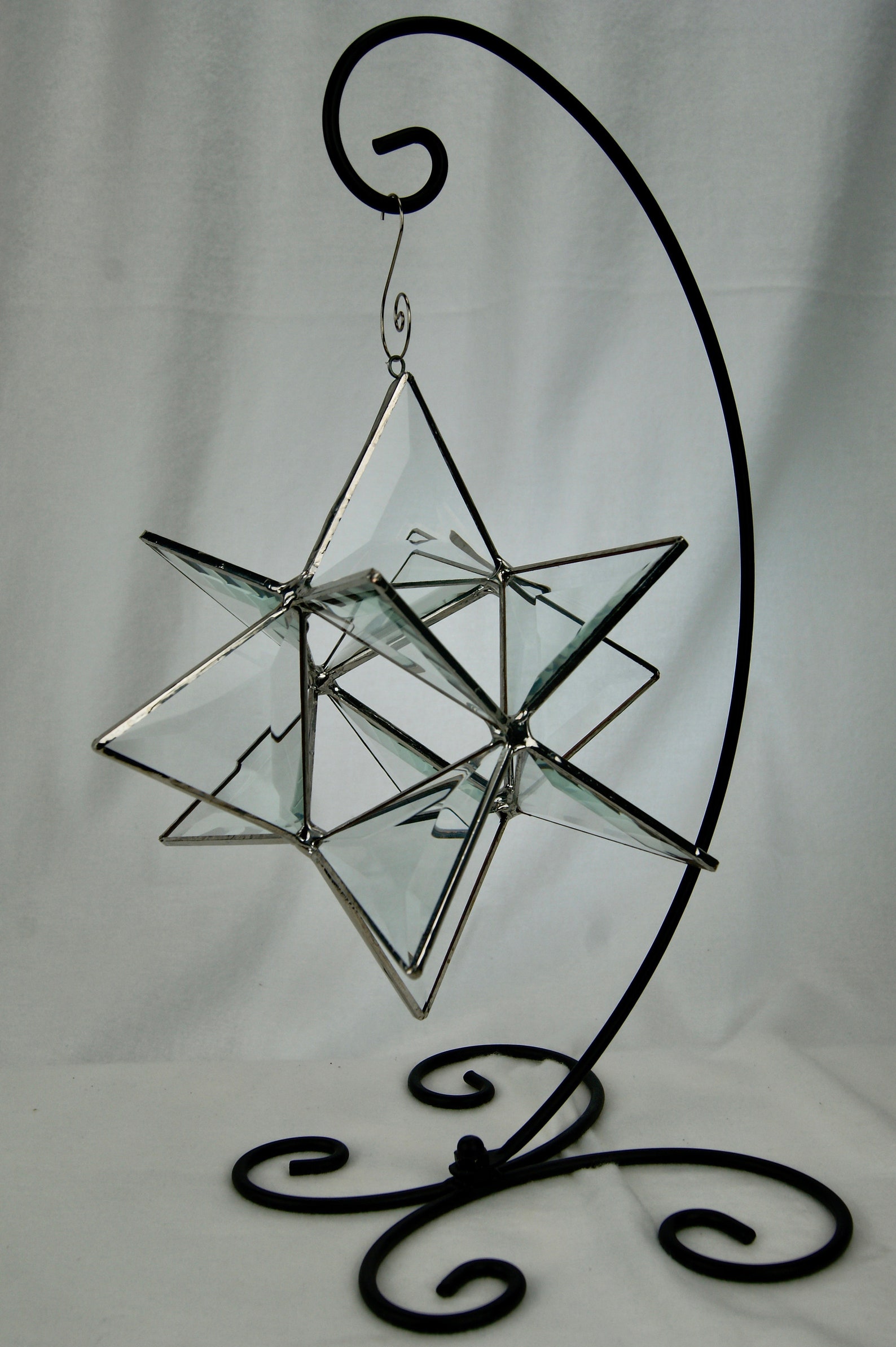 Stained Glass Bevel Moravian Star - Etsy