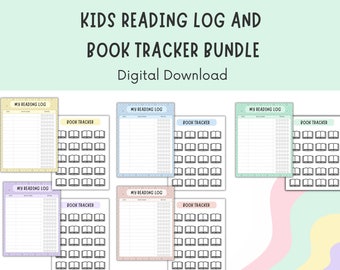 Kids Reading Log INSTANT DOWNLOAD - Etsy