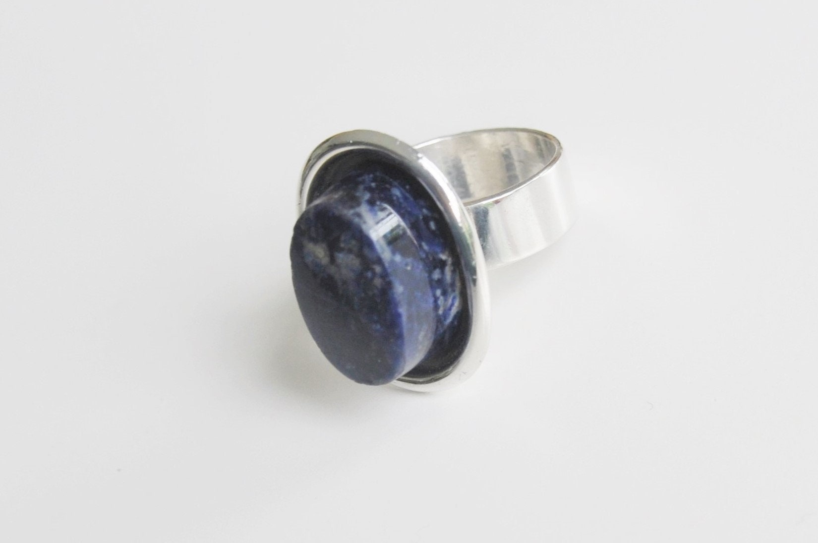 Hans Hansen Rare Sterling Silver & Sadolite Ring Denmark 1960s | Etsy