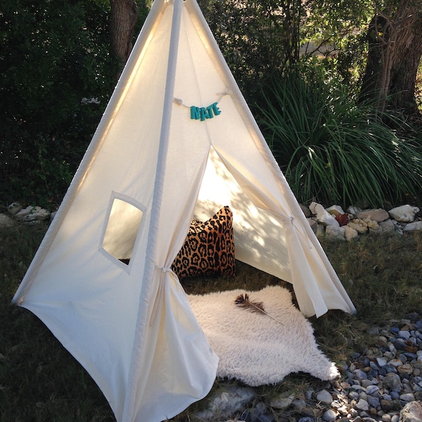 Canvas Teepee - Etsy