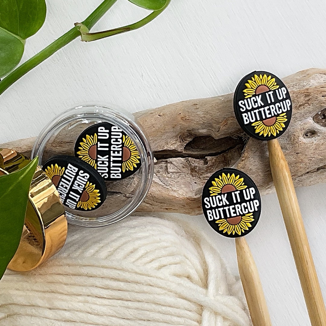 Suck It up Buttercup, Sunflower Stitch Stoppers, Funny Sayings, Puns ...