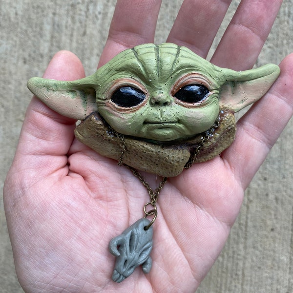 Grogu Enamel Pin - Etsy