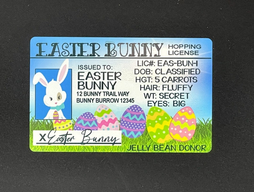 Easter Bunny's Drivers License, Surprise for Kids, Easter Egg Hunt ...