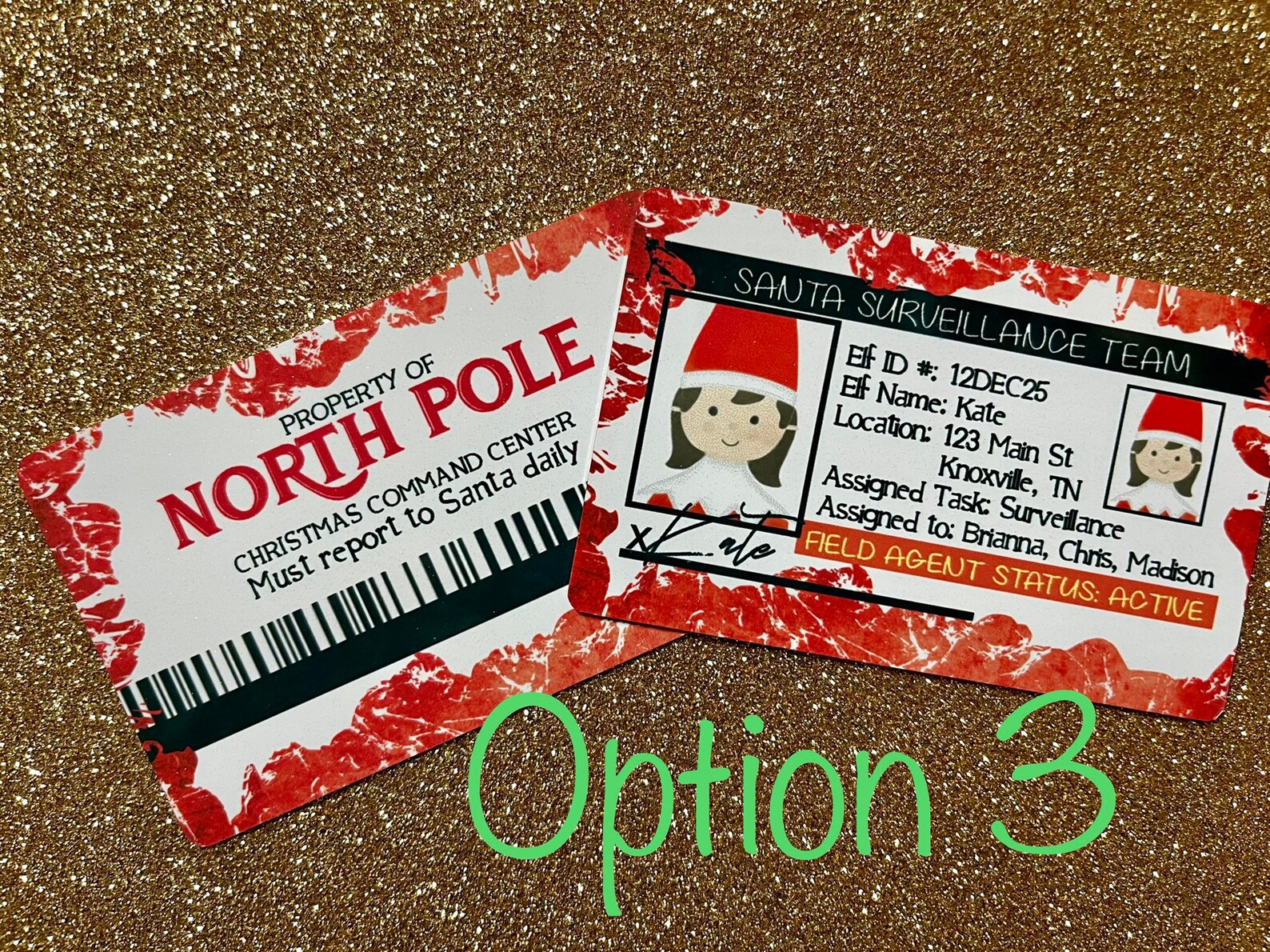 Elf drivers license novelty | Etsy