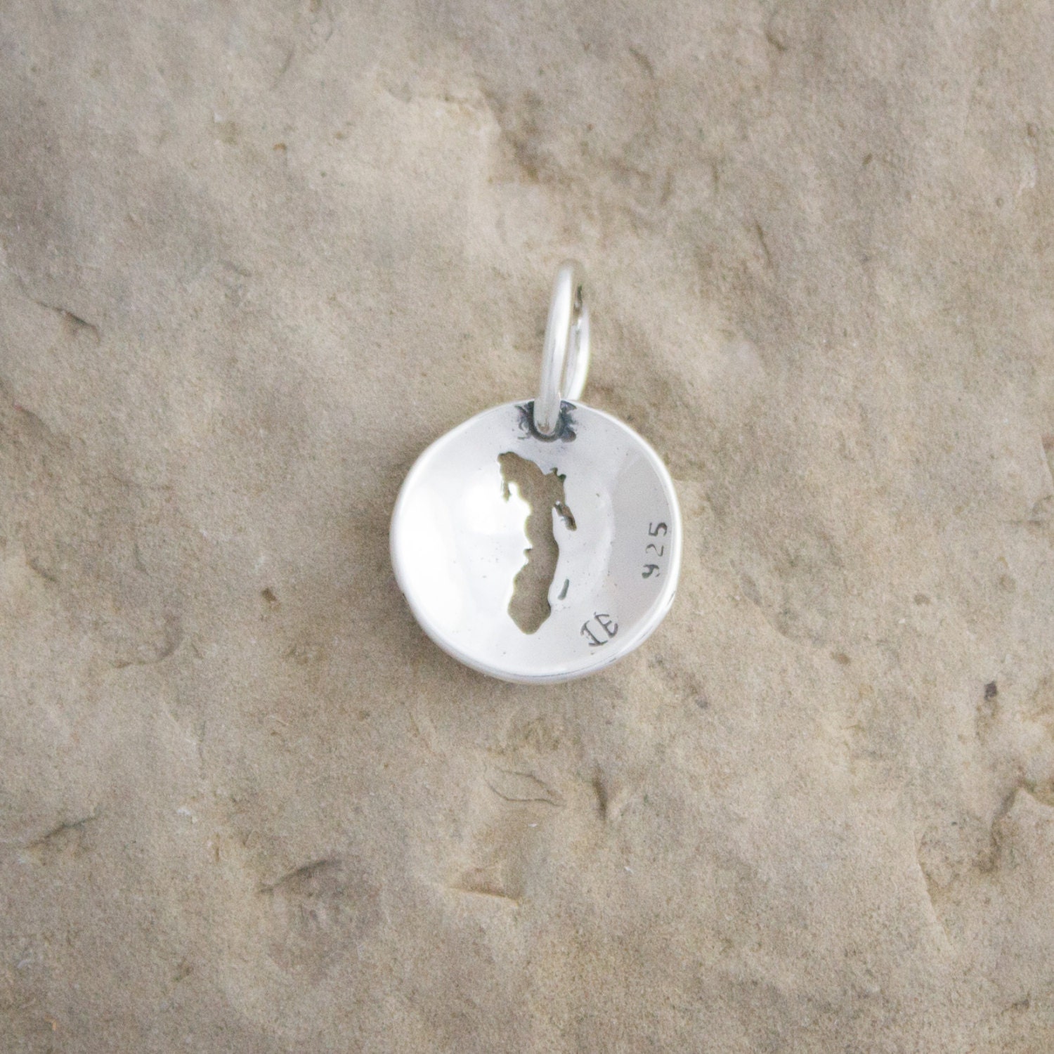 Michigan Jewelry Great Lake Jewelry Lake Michigan charm for | Etsy