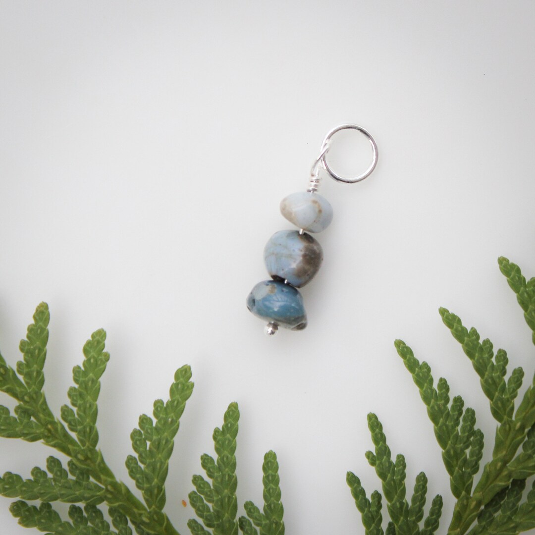 Michigan Jewelry, Leland Blue Jewelry, Michigan Charm, Beaded Charm for ...