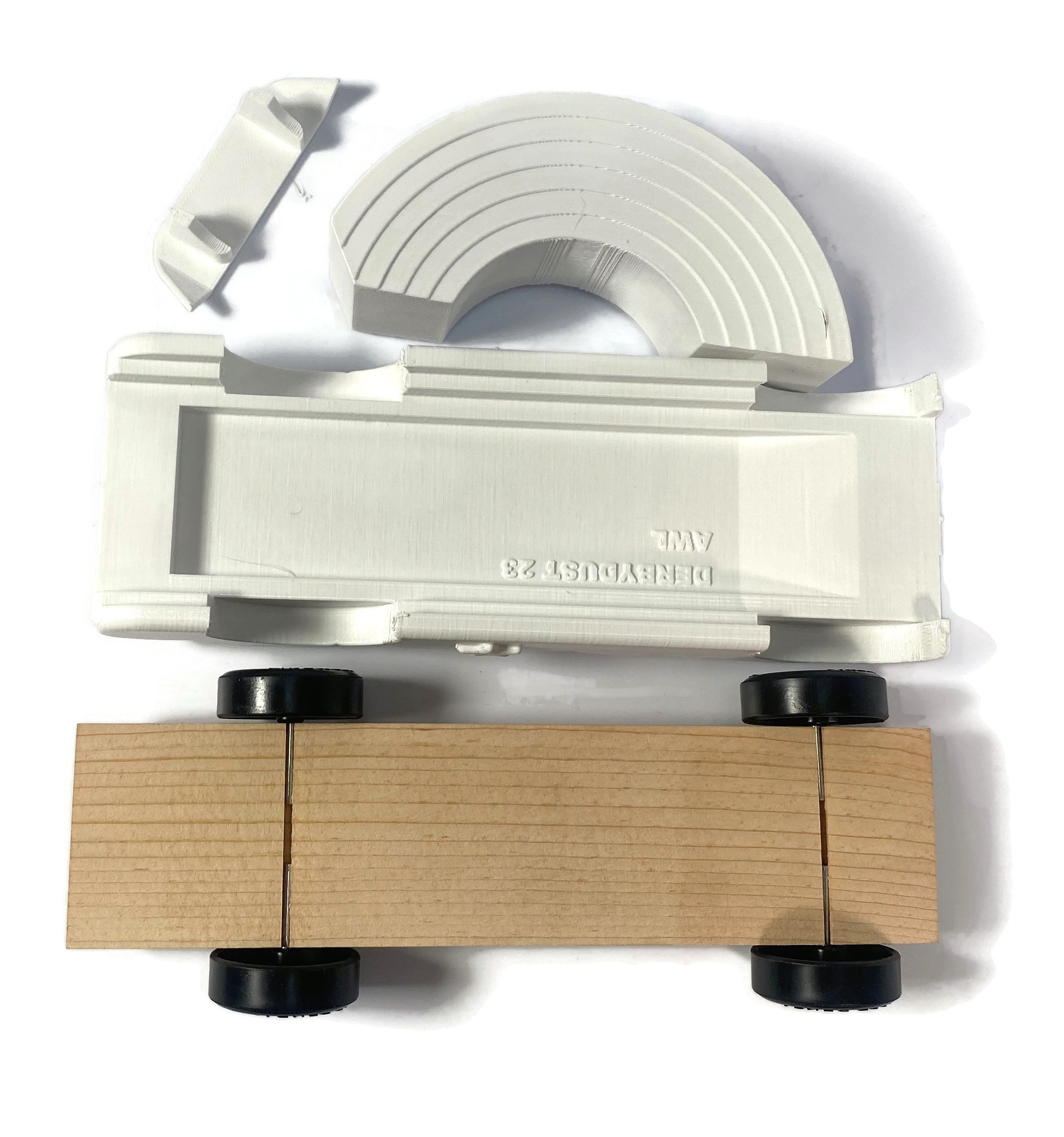 Pinewood Car Body 3D Printed Body Kit Buggy Rainbow Girl - Etsy