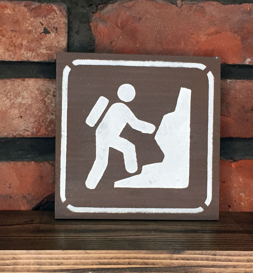 Mountain Climbing Road Sign - Etsy