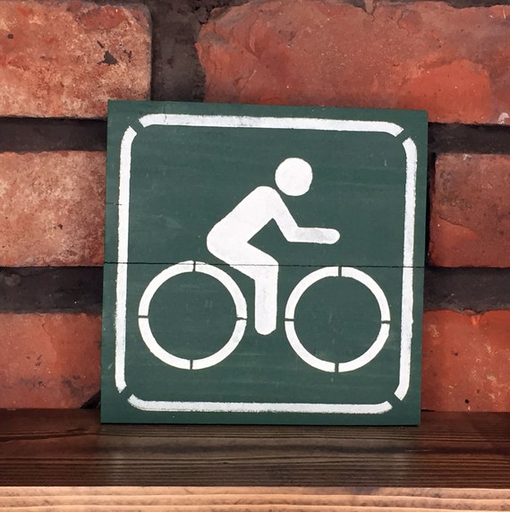 Bike Trail Road Sign - Etsy