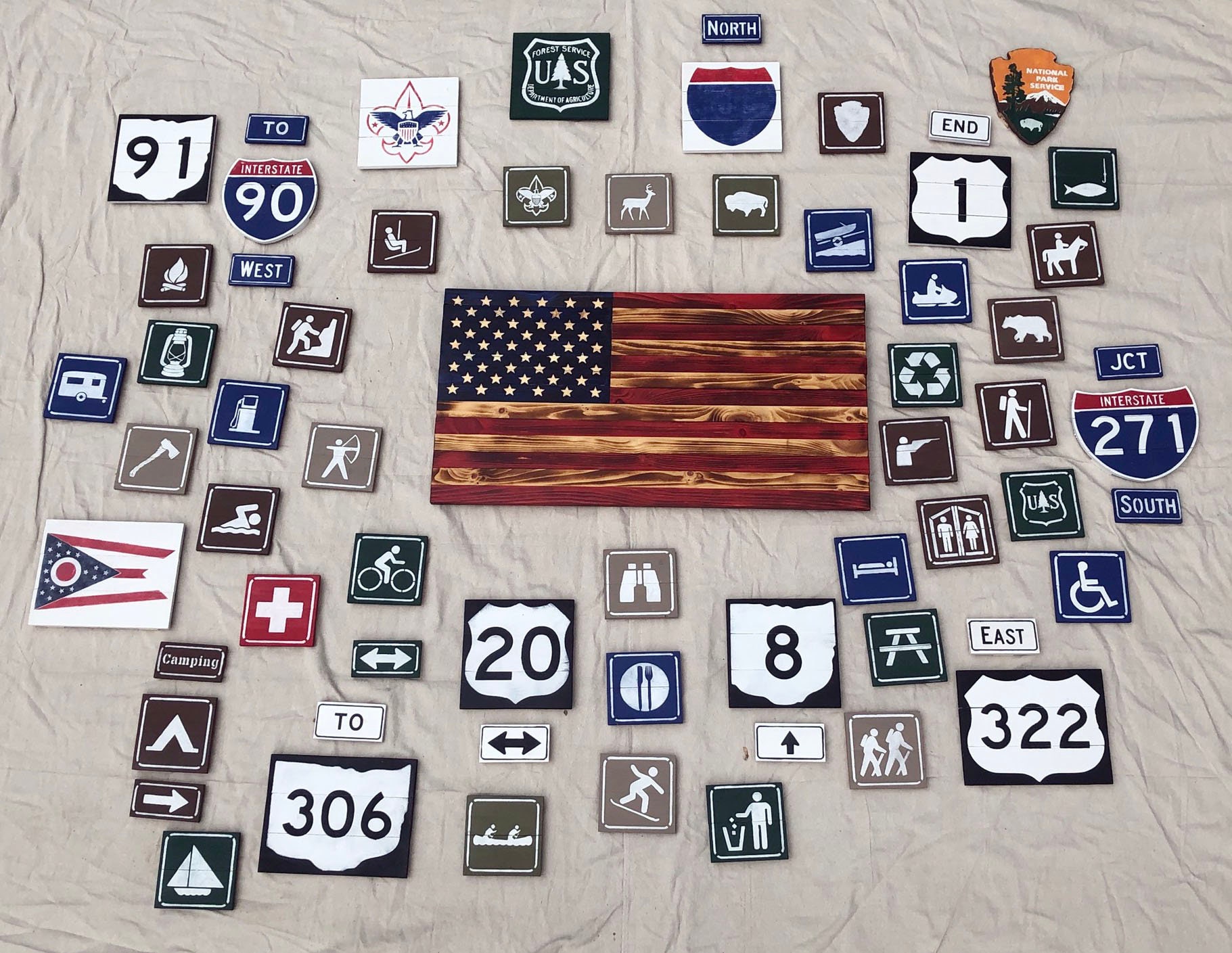 Camping Road Sign - Etsy