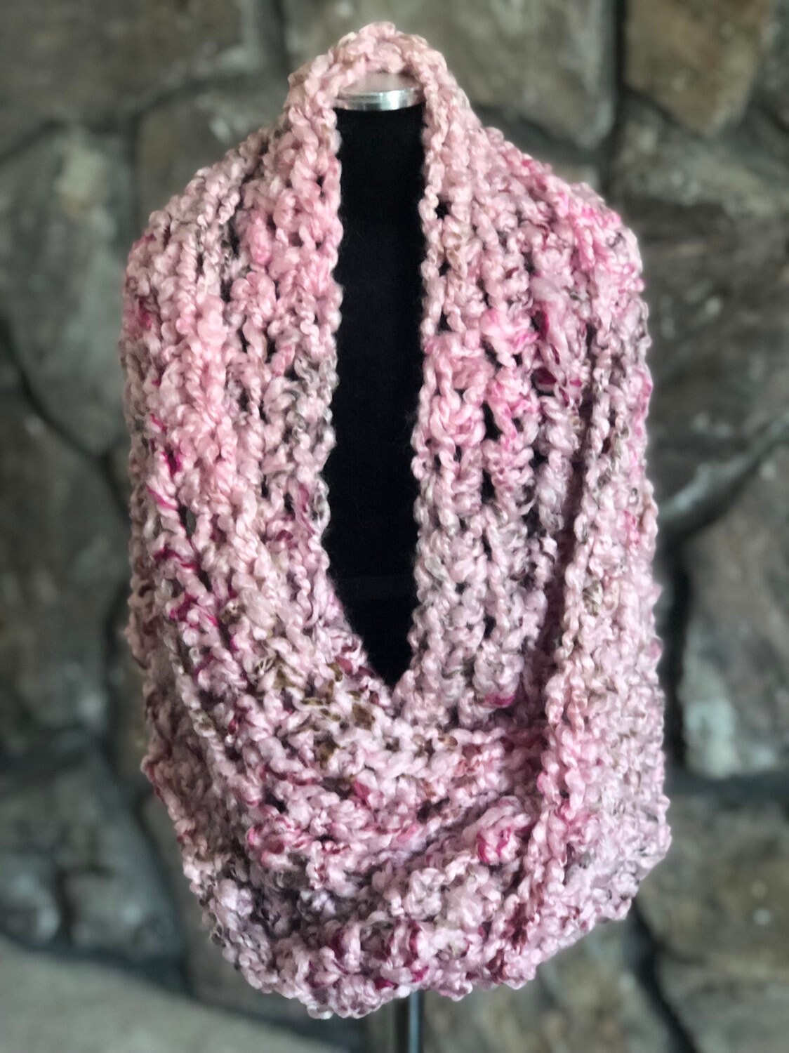 Peppermint mocha infinity scarf | Etsy