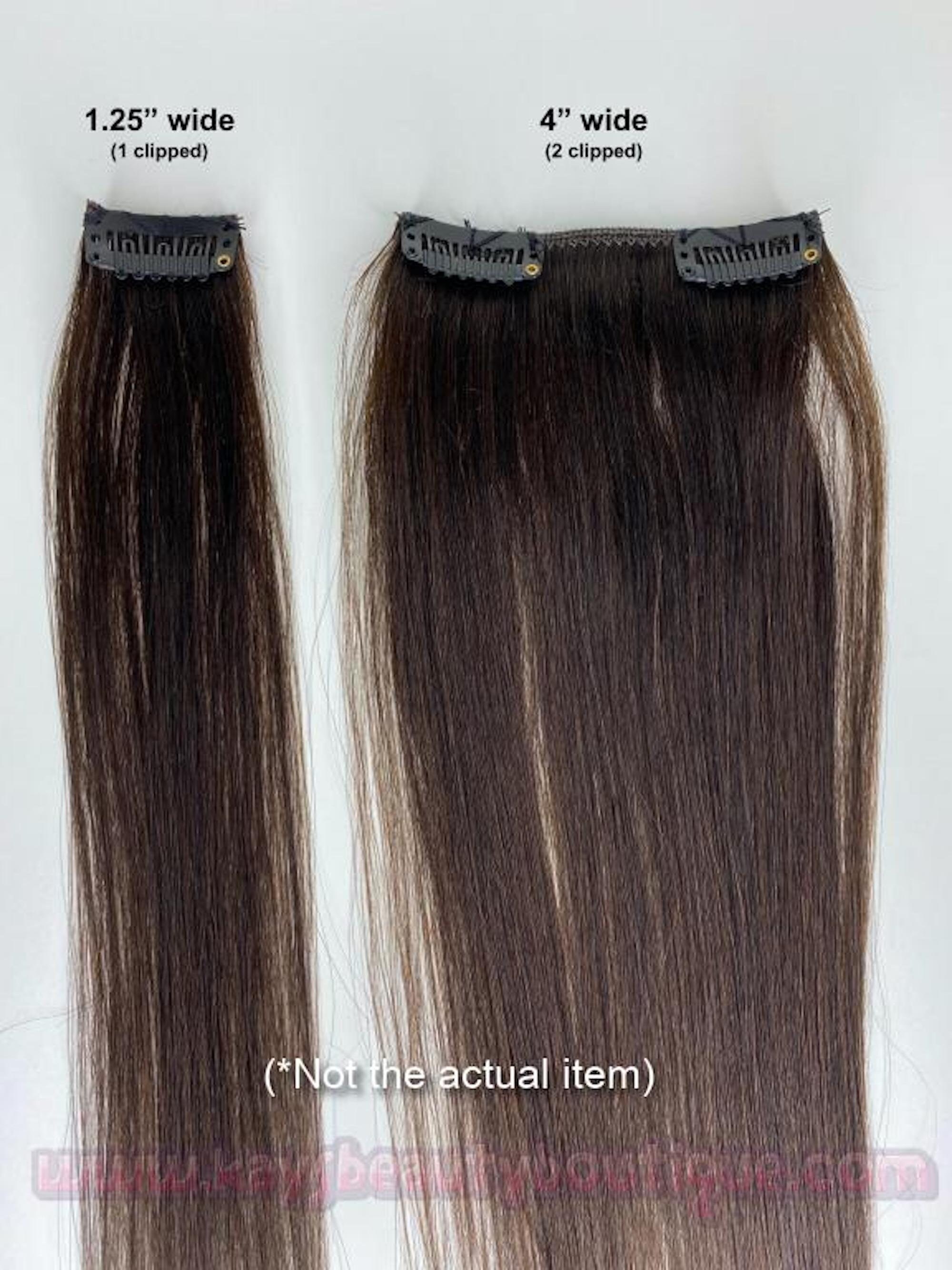 Clip-ins 100% Human Hair 24 Natural Golden Blonde Hand-made | Etsy