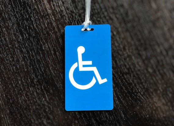 Plastic Handicap Tag - Etsy