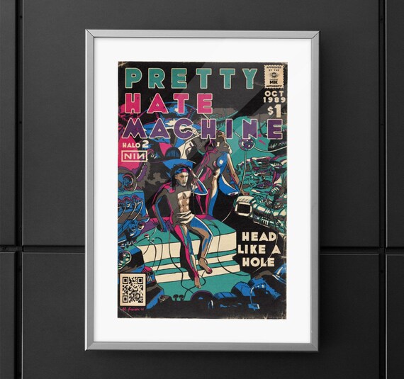 Comic Art Print Pretty Hate Machine Prints Digital Prints etna.com.pe