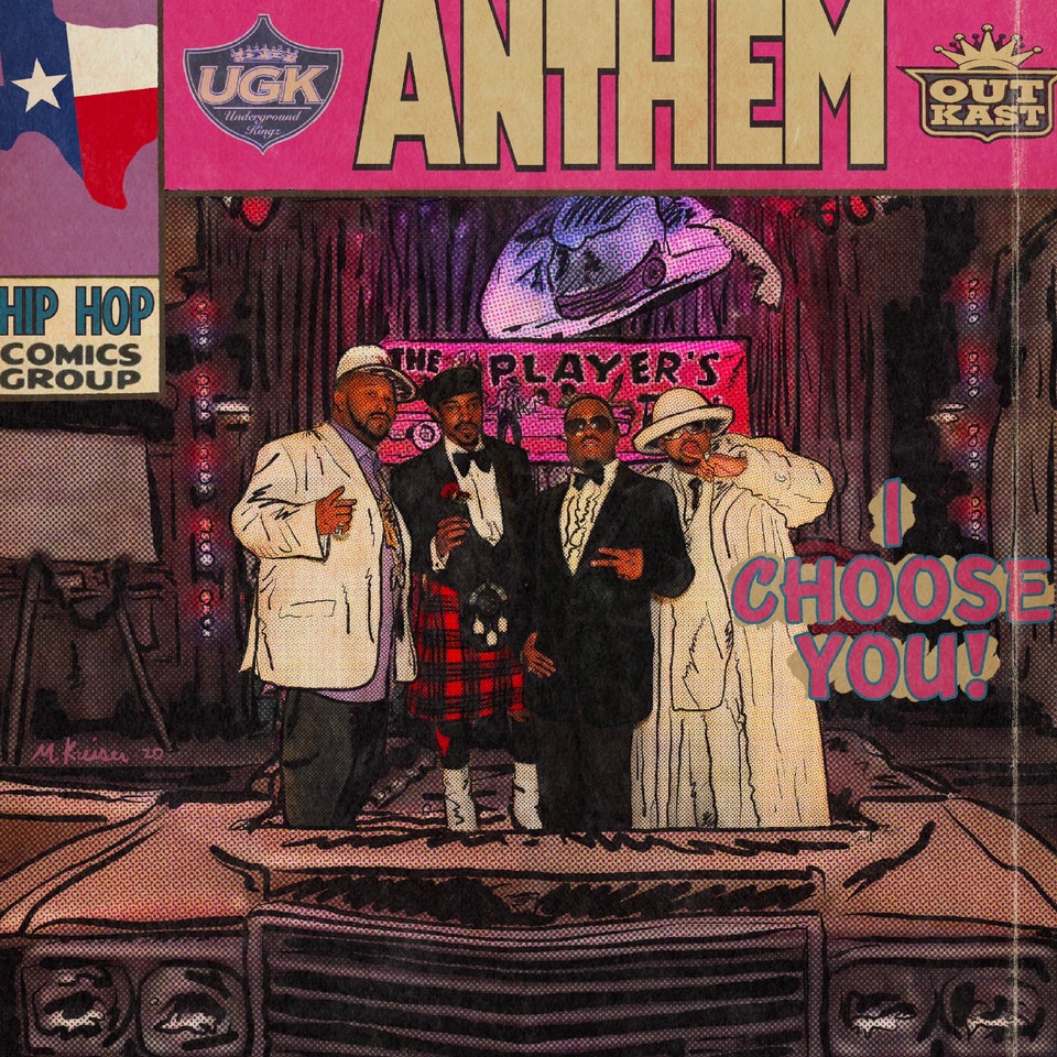 UGK and OutKast - Intl Players Anthem Fan Art Comic Book Print sold by ...