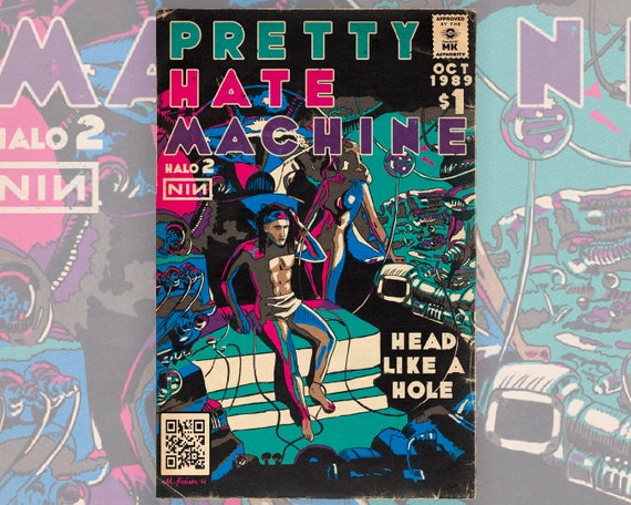 Comic Art Print Pretty Hate Machine Prints Digital Prints etna.com.pe