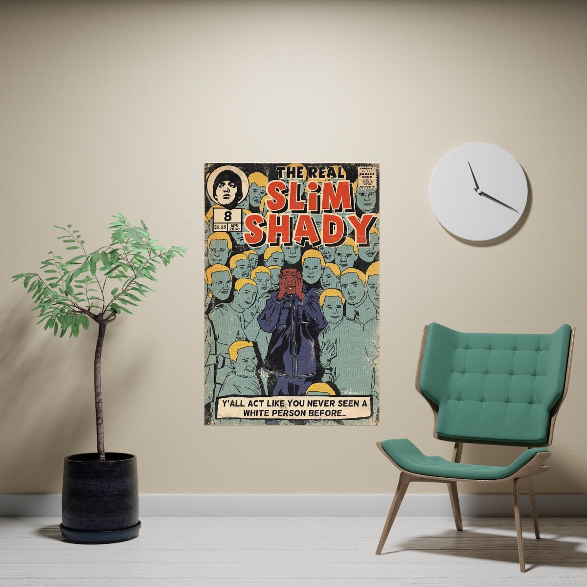 Eminem & Dr. Dre - The Real Slim Shady Poster sold by Combined Korney ...