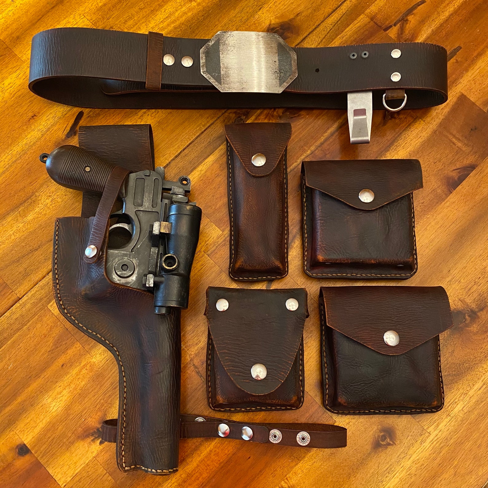 ESB Luke Skywalker Inspired Belt and Holster Rig - Etsy