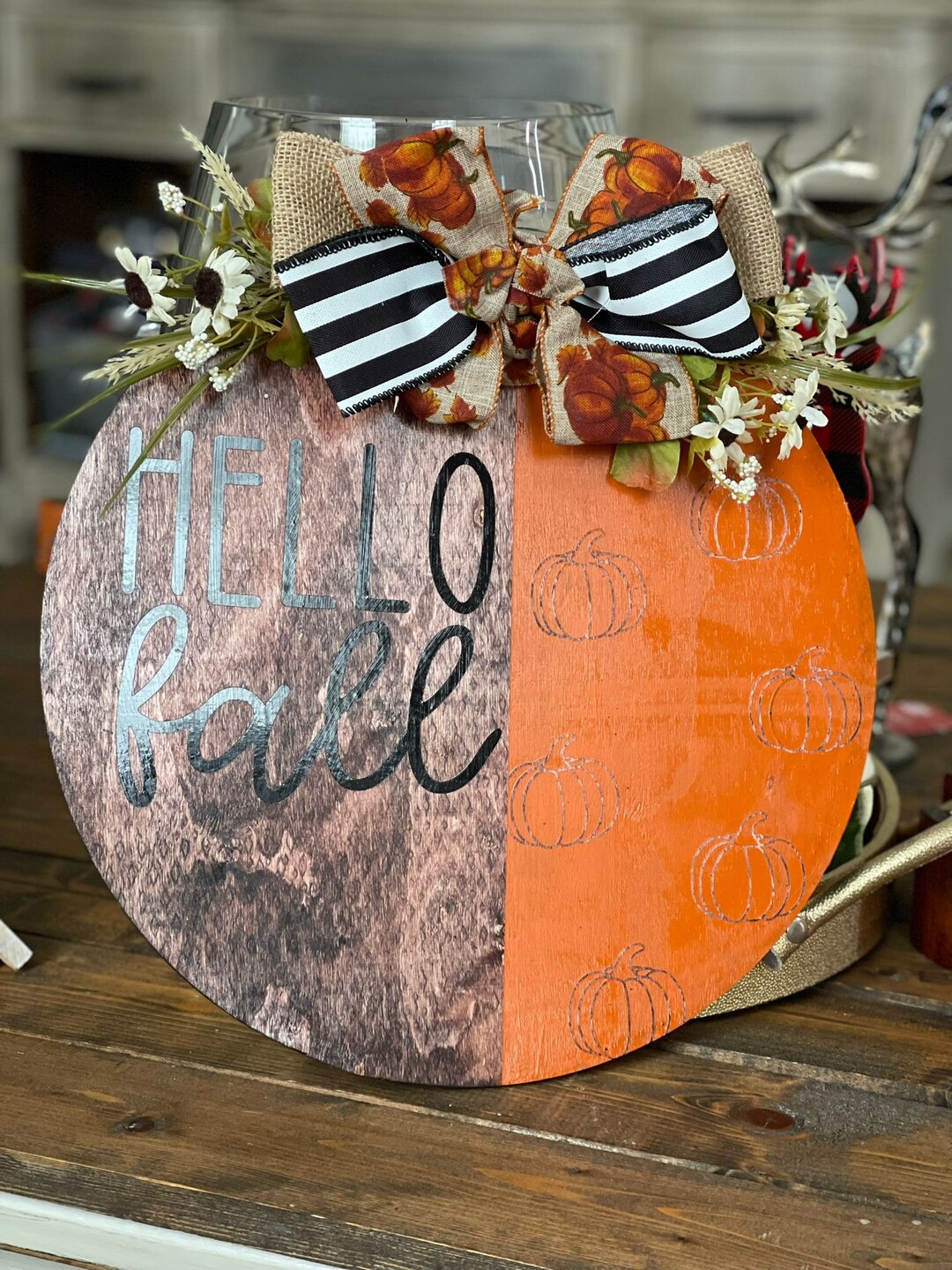 Fall/thanksgiving Door Sign/door Hanger/home Decor - Etsy