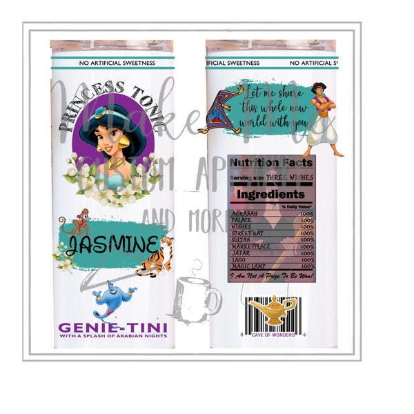 Princess Jasmine Chip Bag Etsy