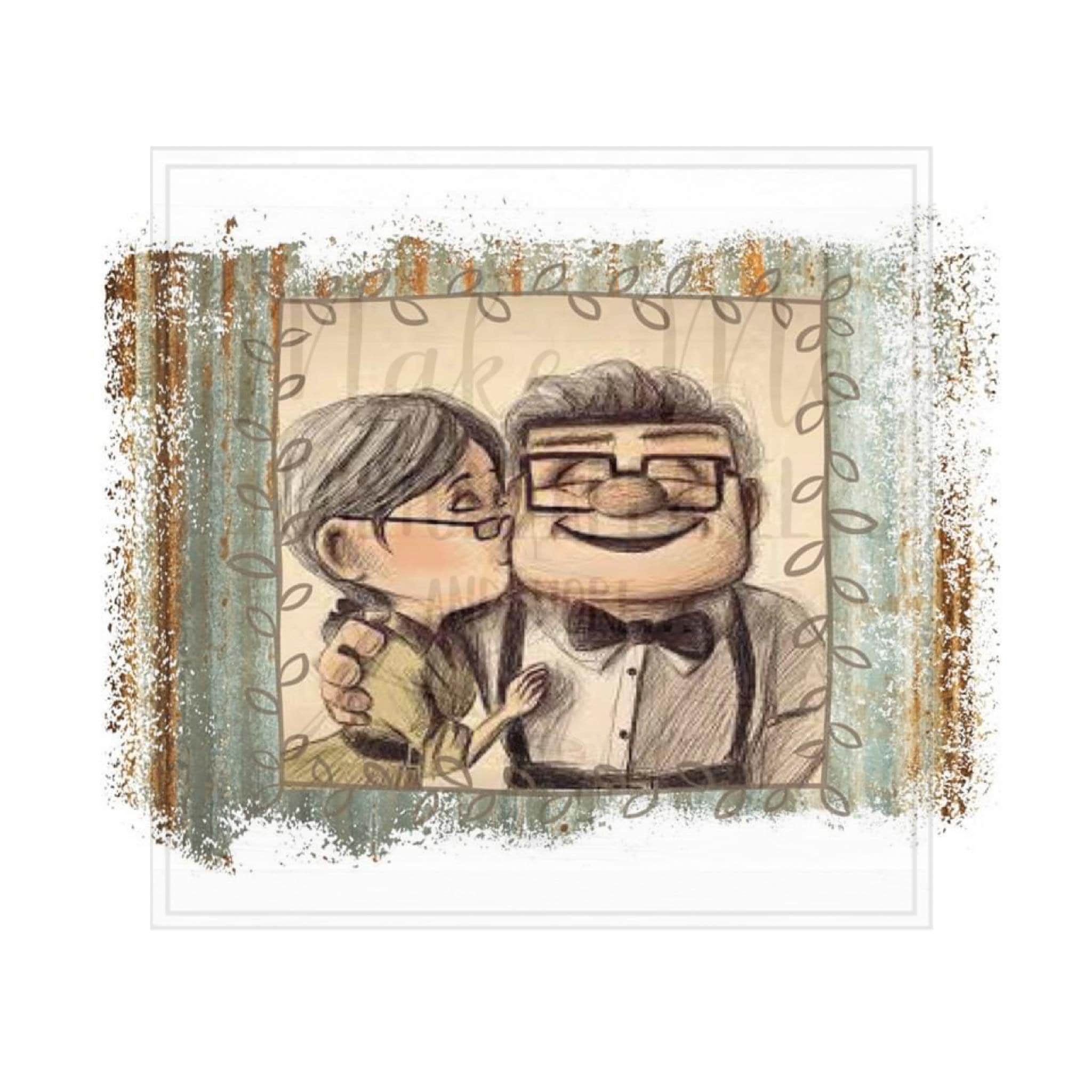 Up Movie Carl And Ellie Drawing