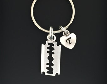 Razor keychain | Etsy