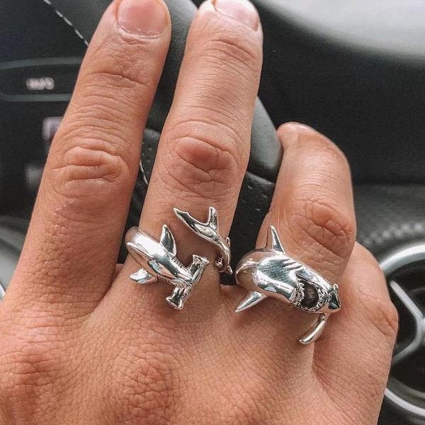 Shark Rings - Etsy