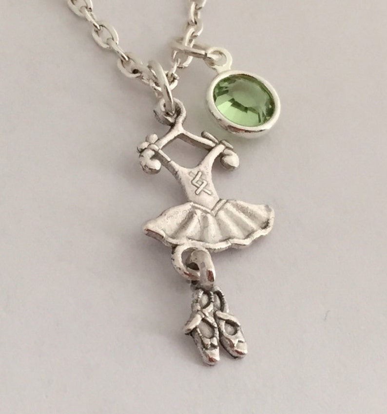 Ballerina Necklace sterling silver filled Ballet Necklace | Etsy