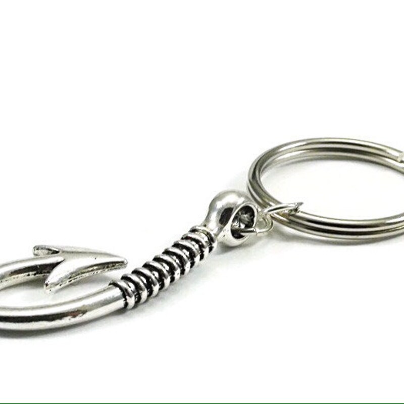Fishhook Keychain - Etsy