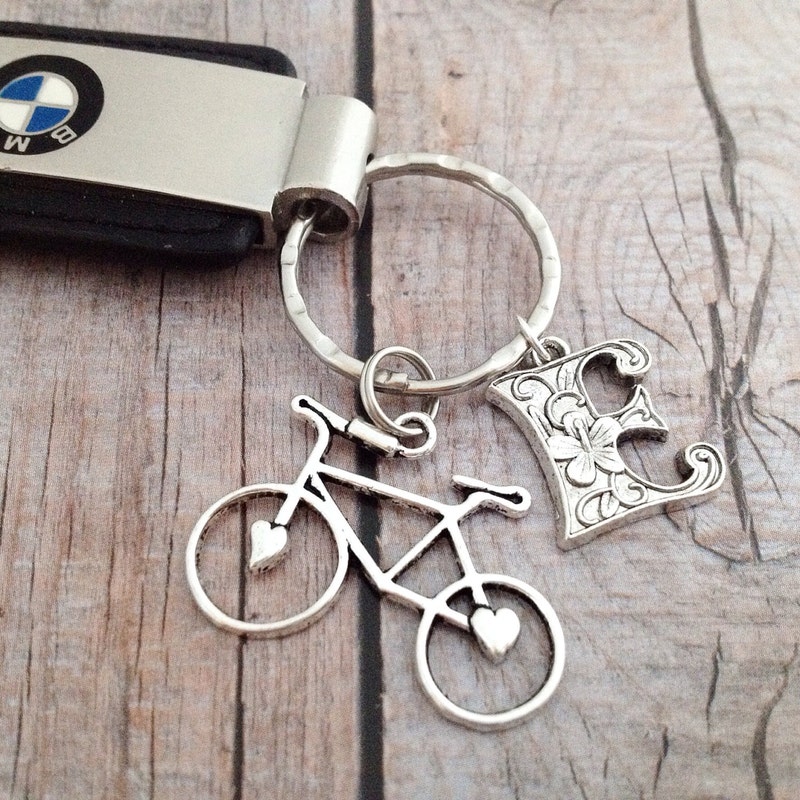 Bicycle Keychain - Etsy