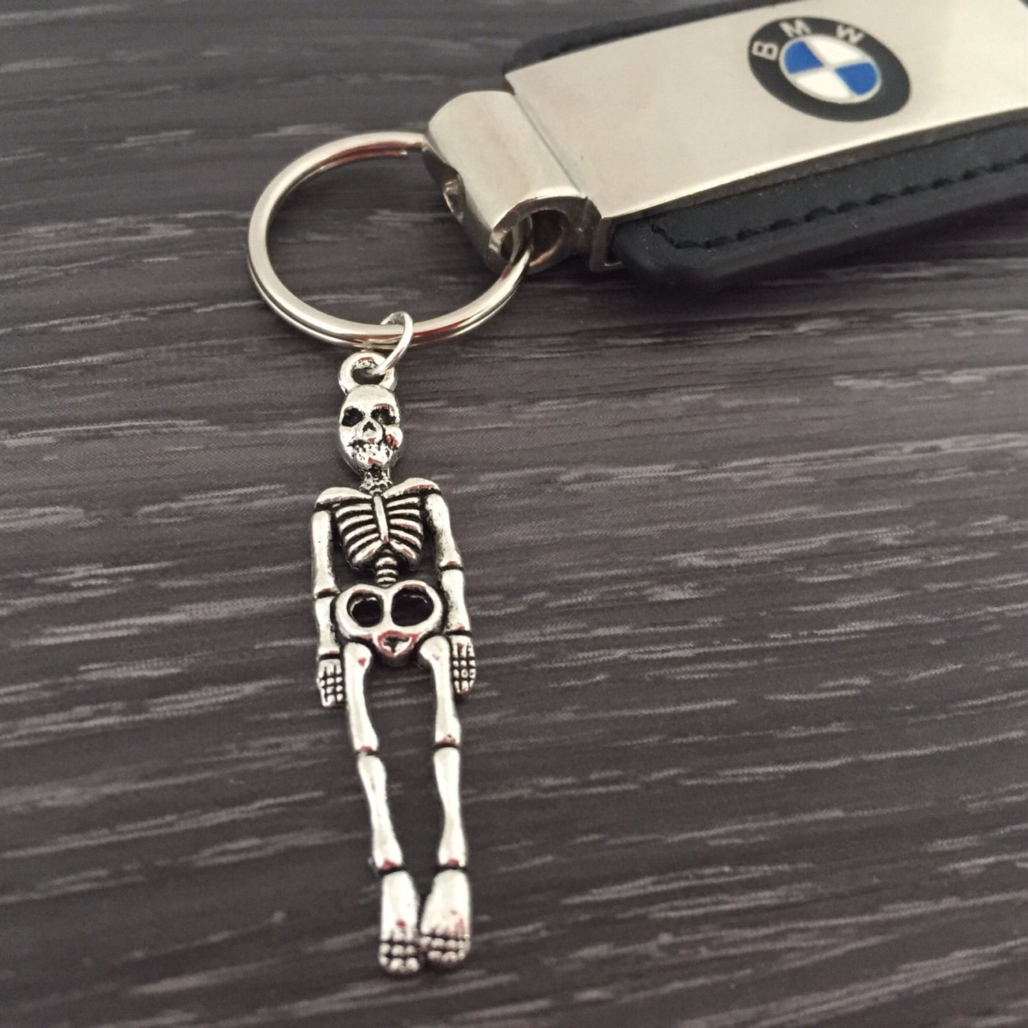 Human Skeleton Keychain Skeleton Body Keyring Gothic - Etsy