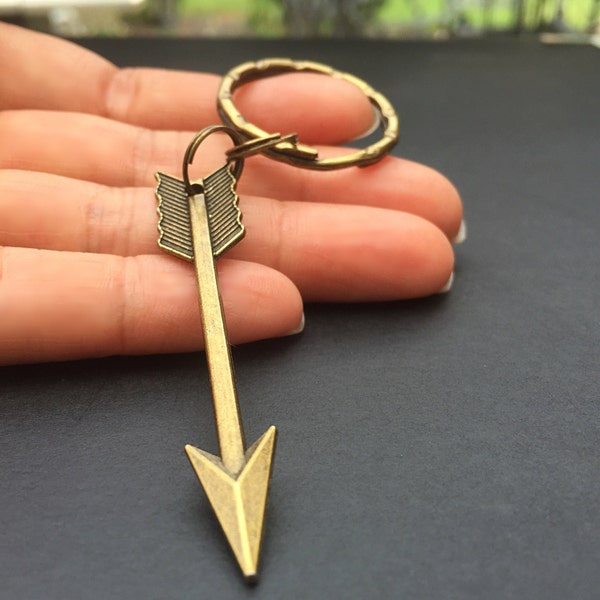 Arrow Keychain - Etsy