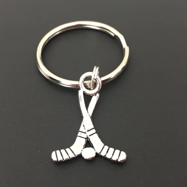 Hockey Keychain - Etsy