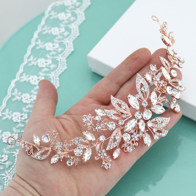 Rose Gold Hair Vine - Etsy