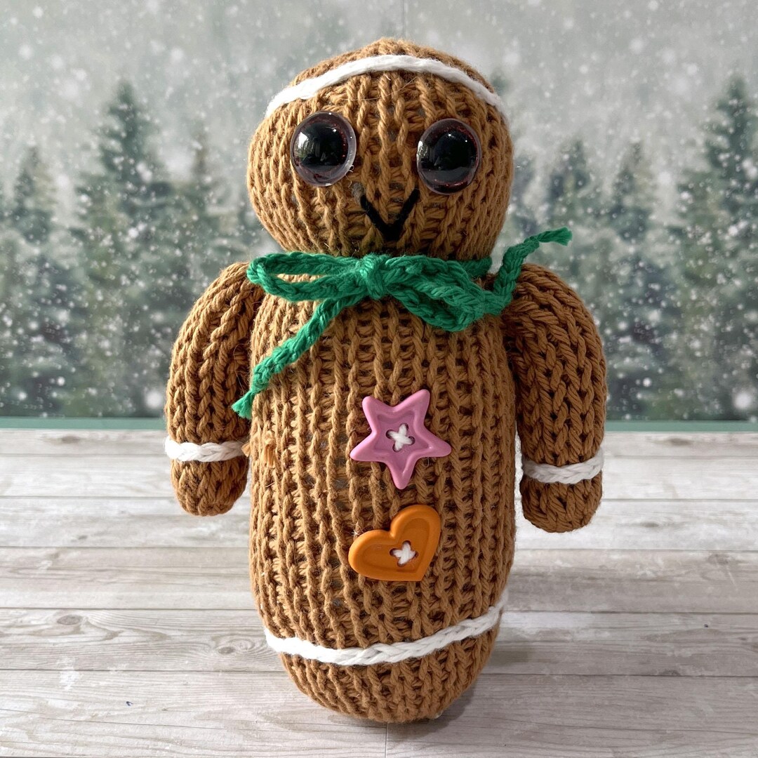 Gingerbread Man Stuffie - Christmas Stuffed Animal - Cute Doll Plush ...
