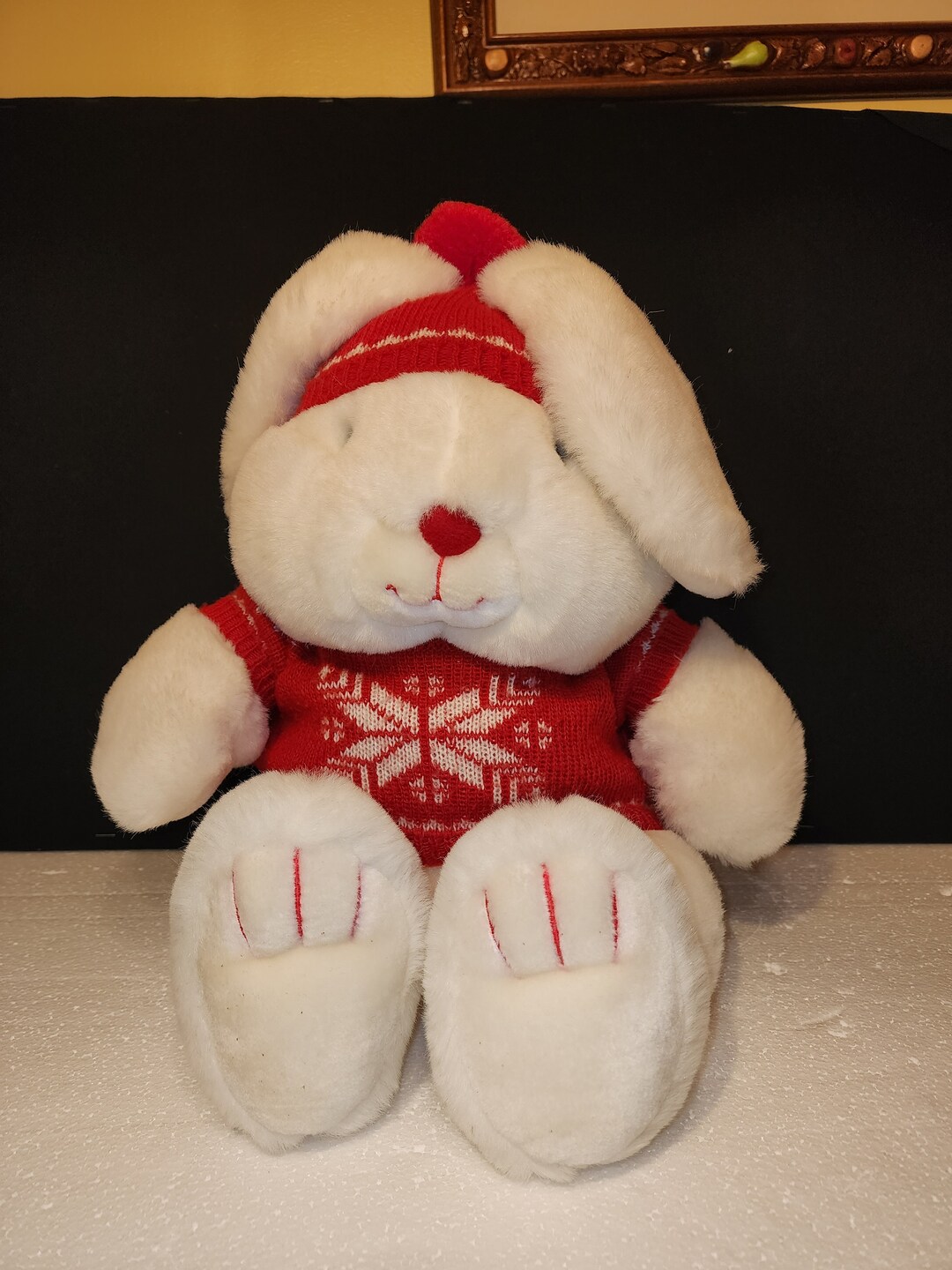 1987 Mervyns Department Store Santa Rabbit - Etsy