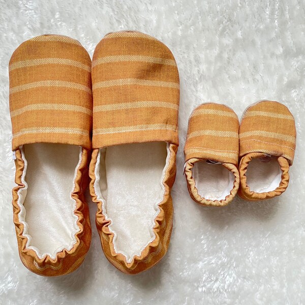 Striped Slippers - Etsy